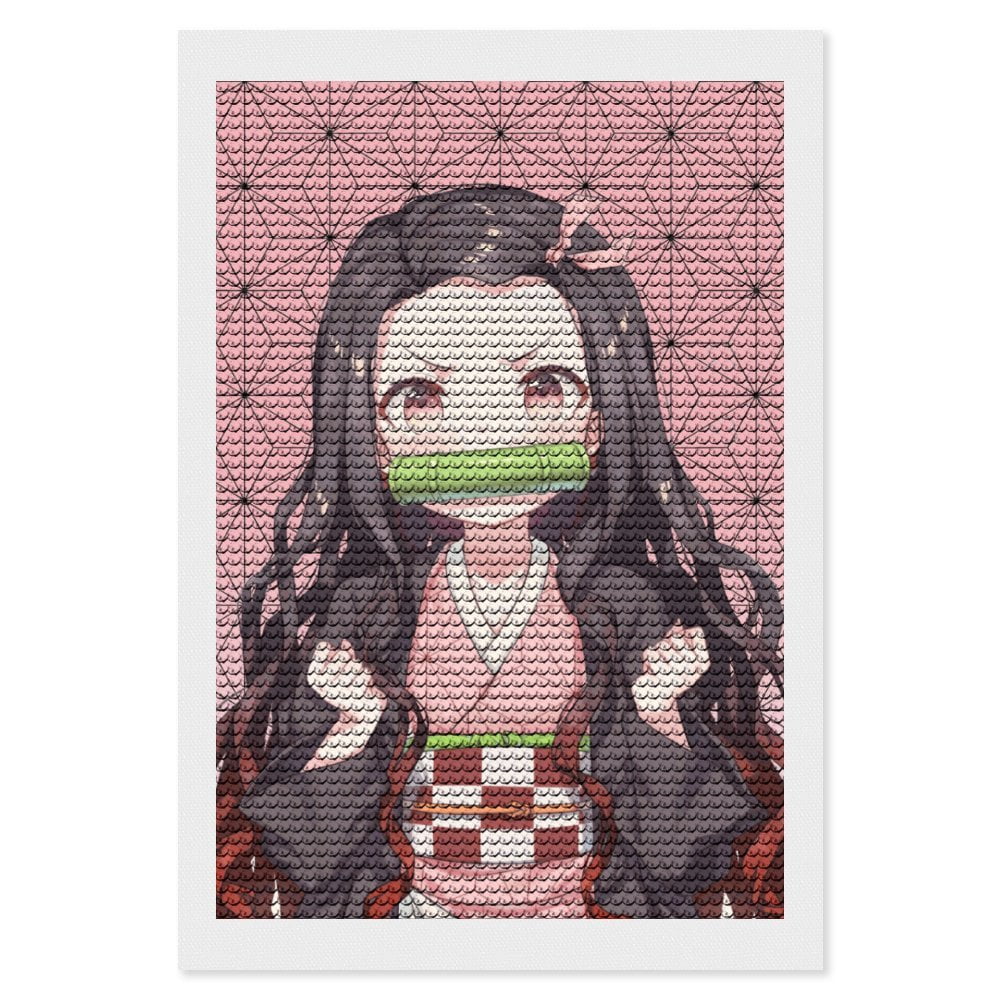 6-3 Demon Slayer Nezuko Diamond Art Kits for Adults - 5D Diamond Art ...