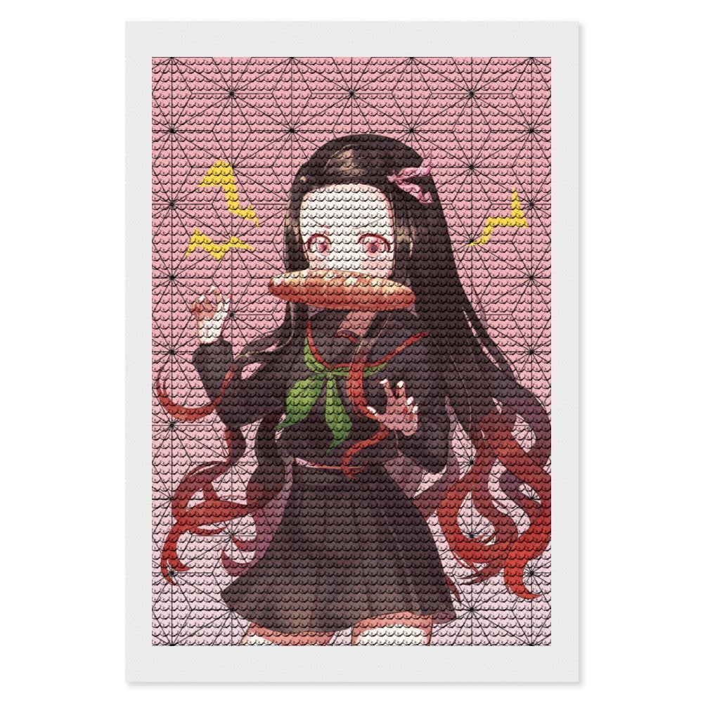 6-3 Demon Slayer Nezuko Diamond Art Kits for Adults - 5D Diamond Art ...