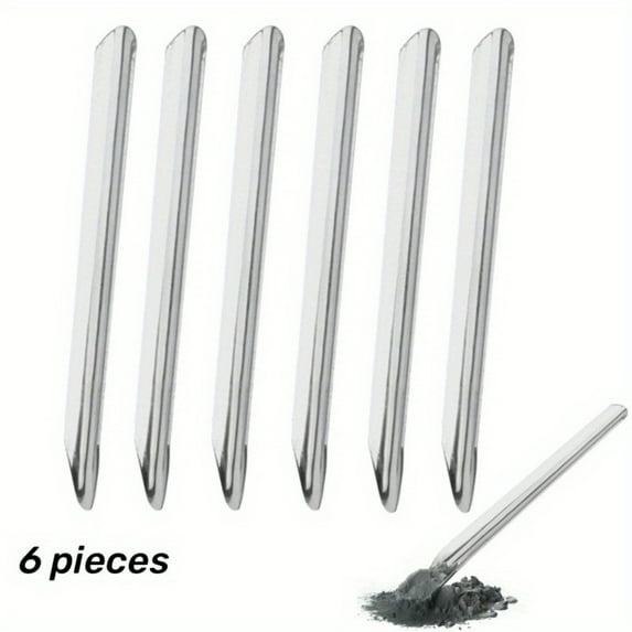 6.3 Inch Lab Scoop Spatula, Rounded & Pointed Ends - Stainless Steel ...