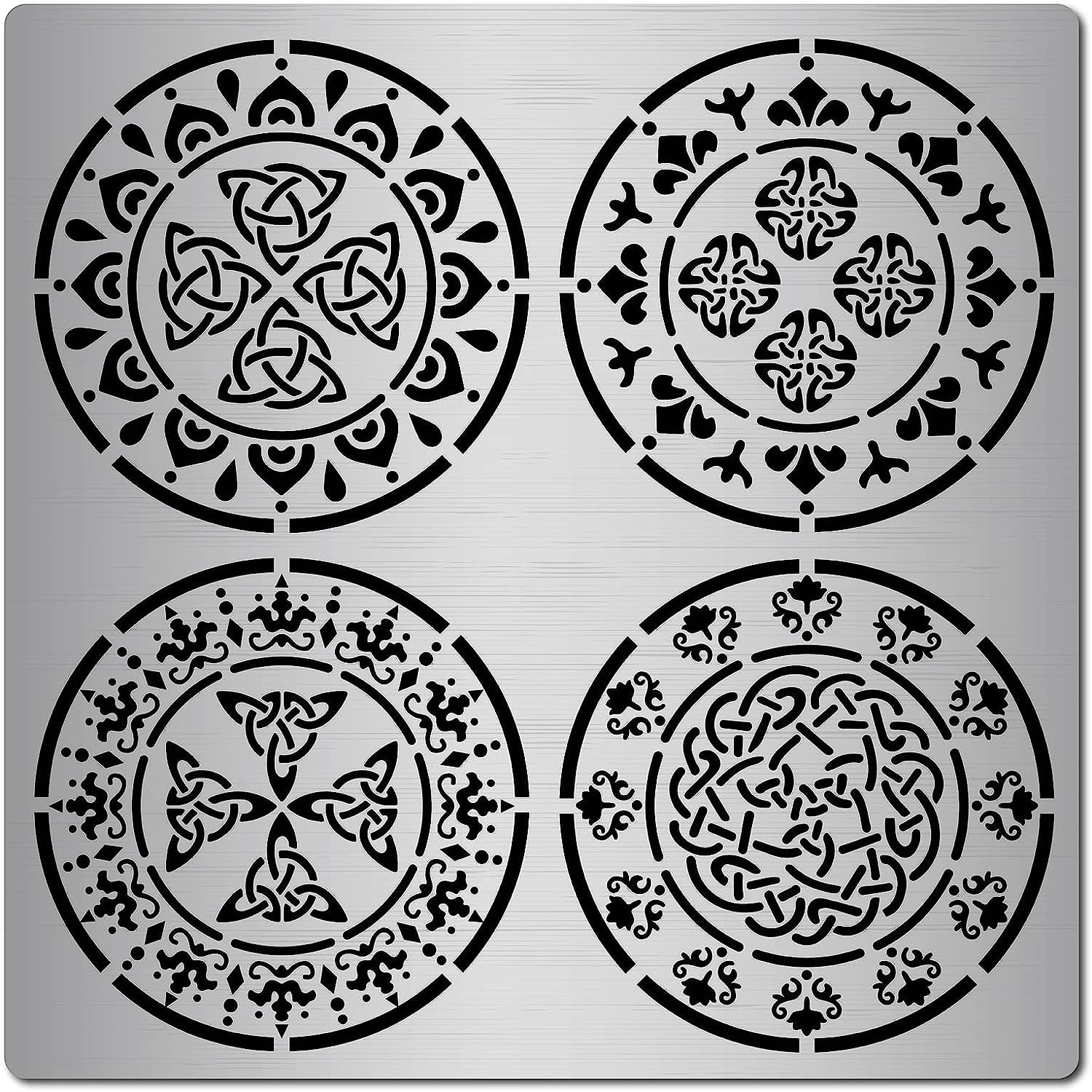 6.3 Inch Metal Celtic Knot Stencil Stainless Steel Viking Symbol ...