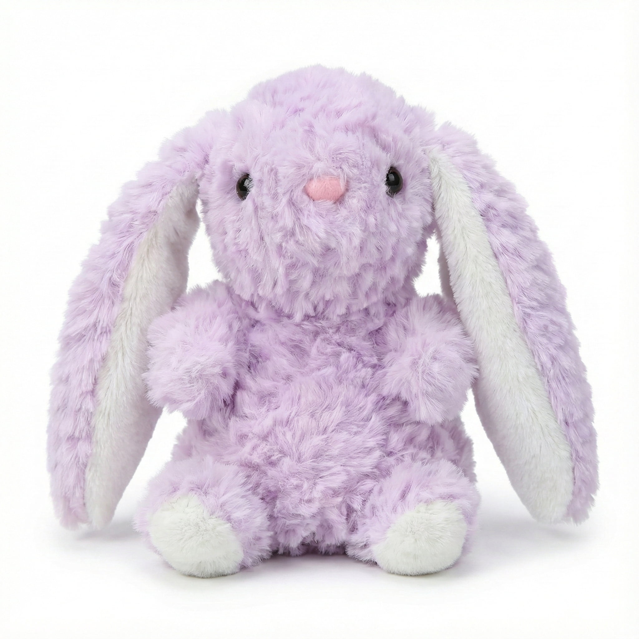 6.3" Lilac Lavender Mini Floppy Eared Easter Bunny Plush Toy - Small ...