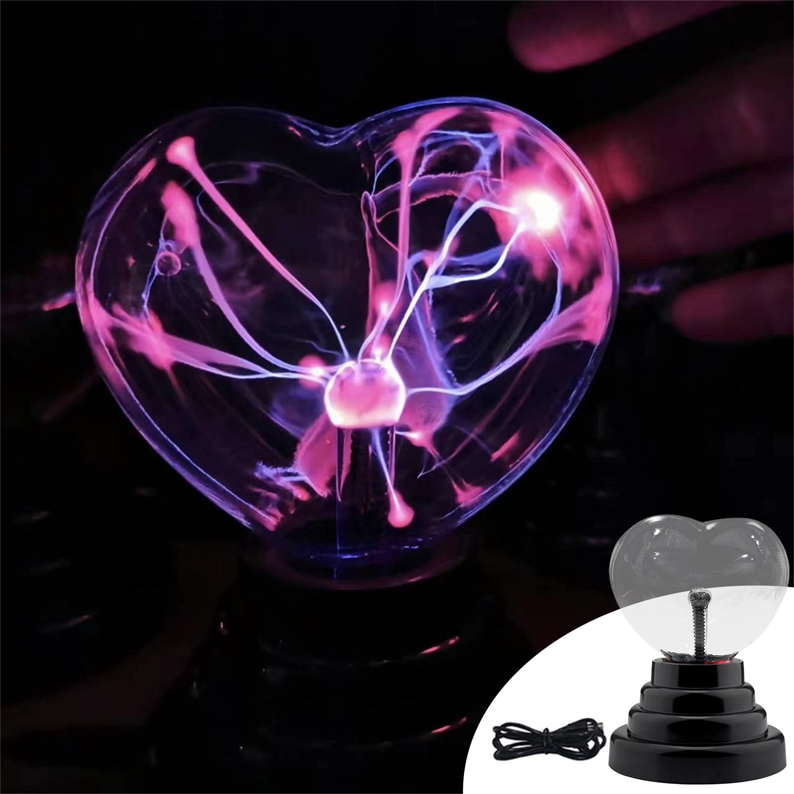 6.3 inch Plasma Ball Lamp Touch Sensitive Novelty Nebula Sphere Globe ...