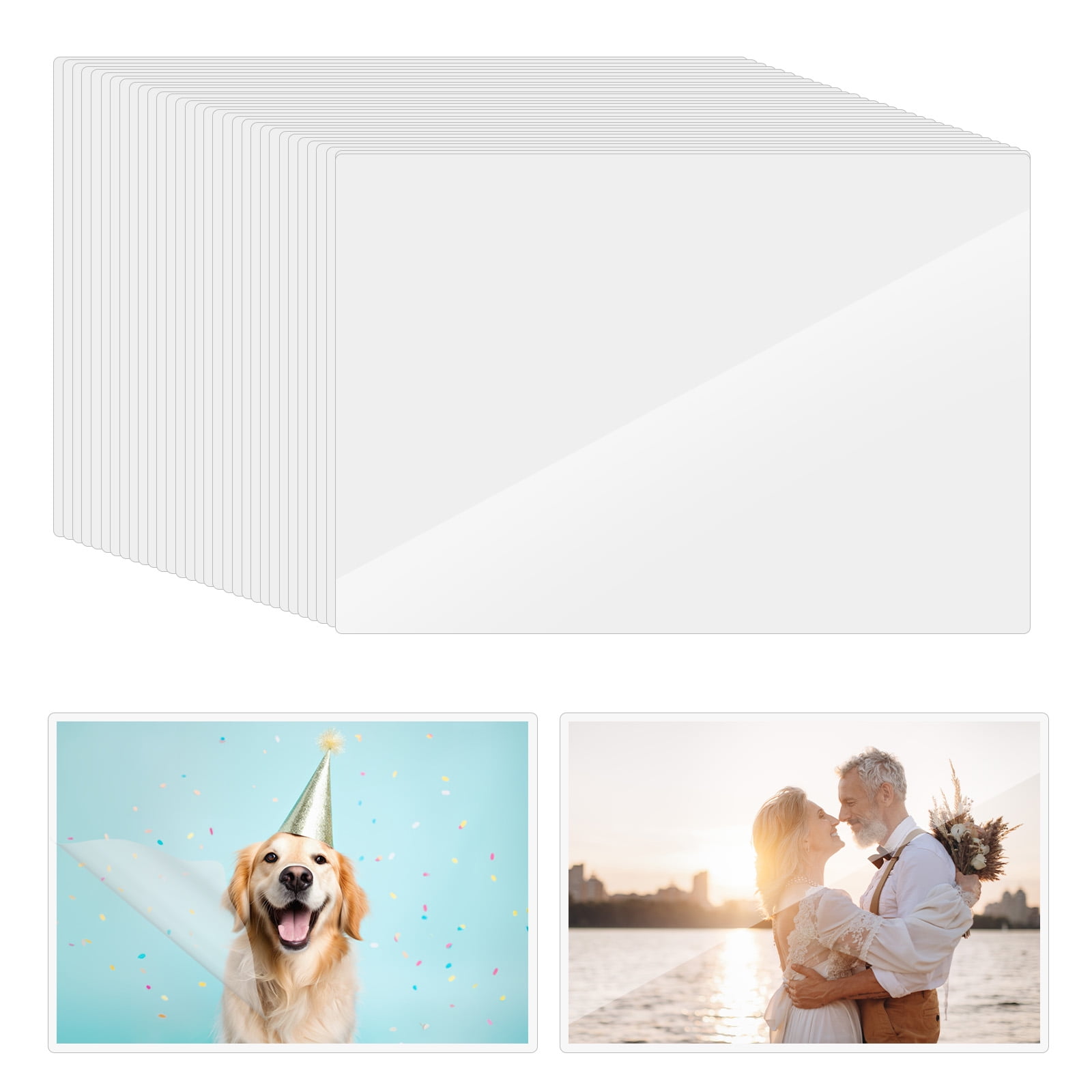 6.3"x8.7" Index Card Thermal Laminating Pouches, 100Pcs 7 Mil ...