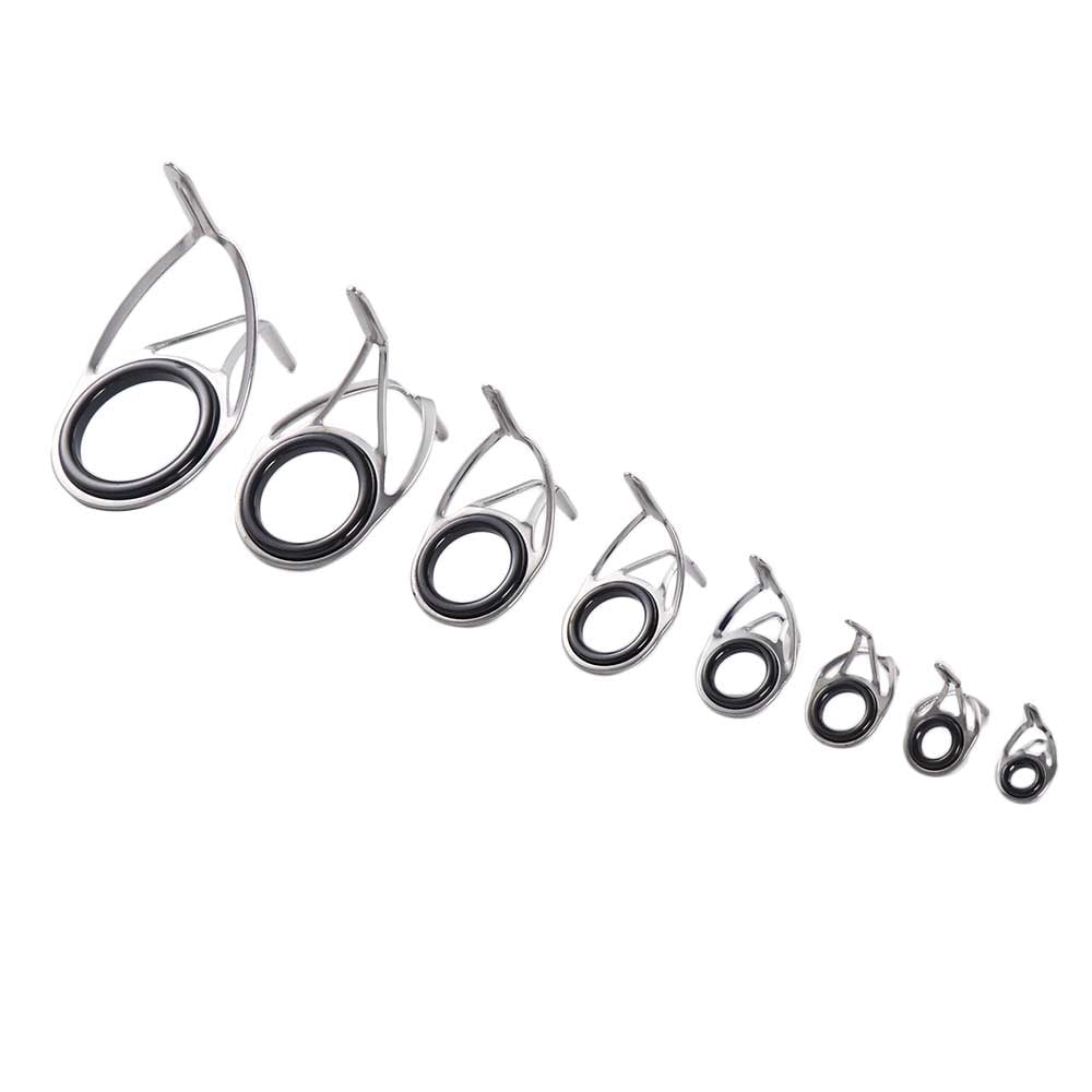 6# - 30# Fishing Rod Guide Stainless Steel Ceramics Eye Rings Rod ...