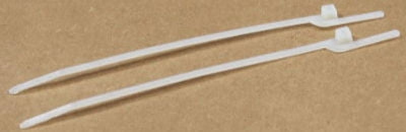 6" (30 lbs Tensile ) EZ-OffÂ® Cable Ties / Nylon / Natural (White ...