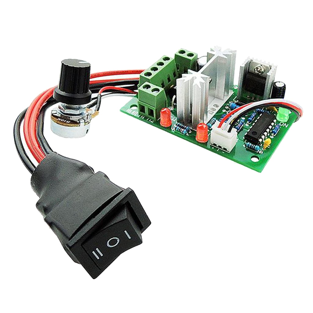 6-30V DC Motor Speed Controller Reversible PWM Control Forward Switch ...