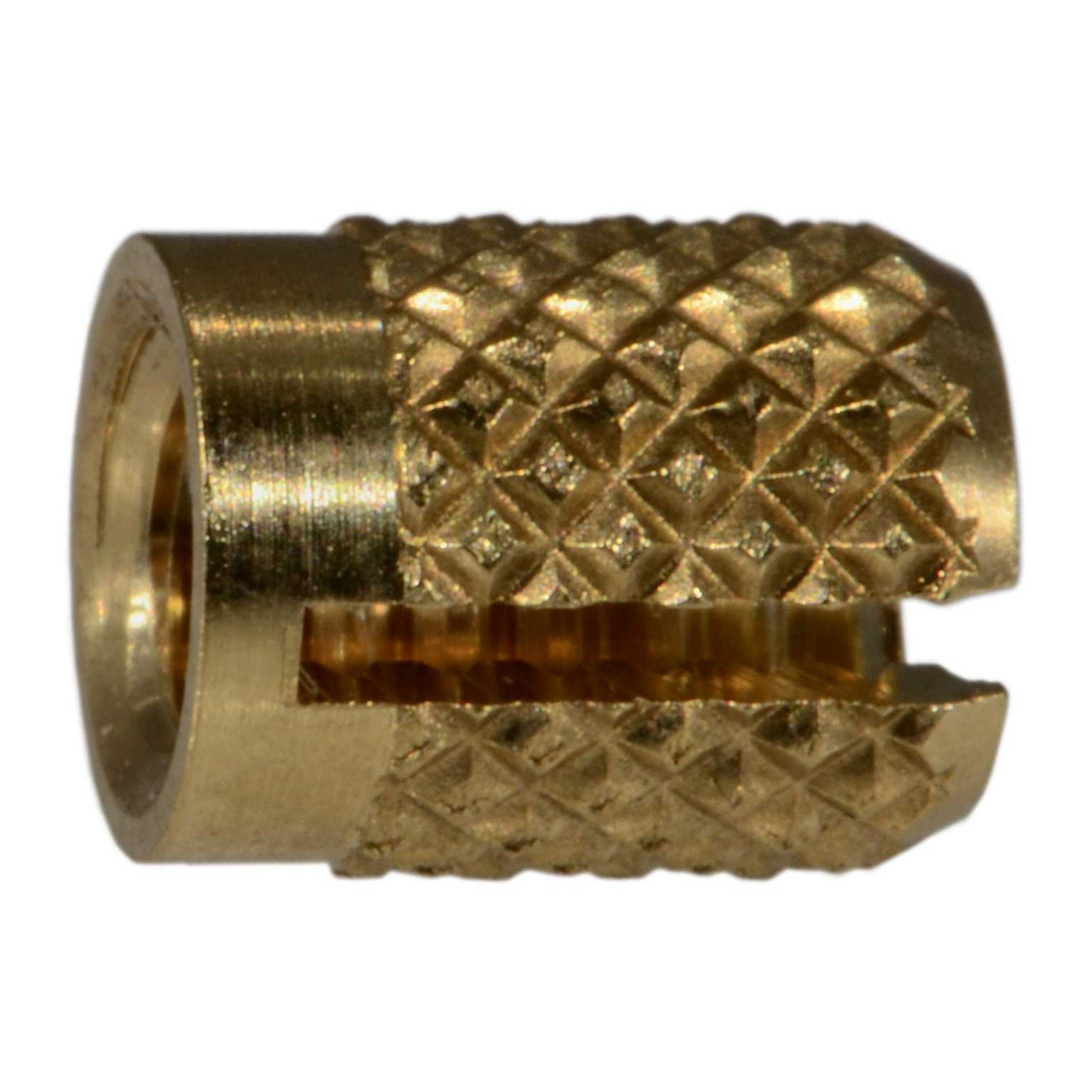 #6-32 Brass Coarse Thread Flush Inserts (8 pcs.) - Walmart.com