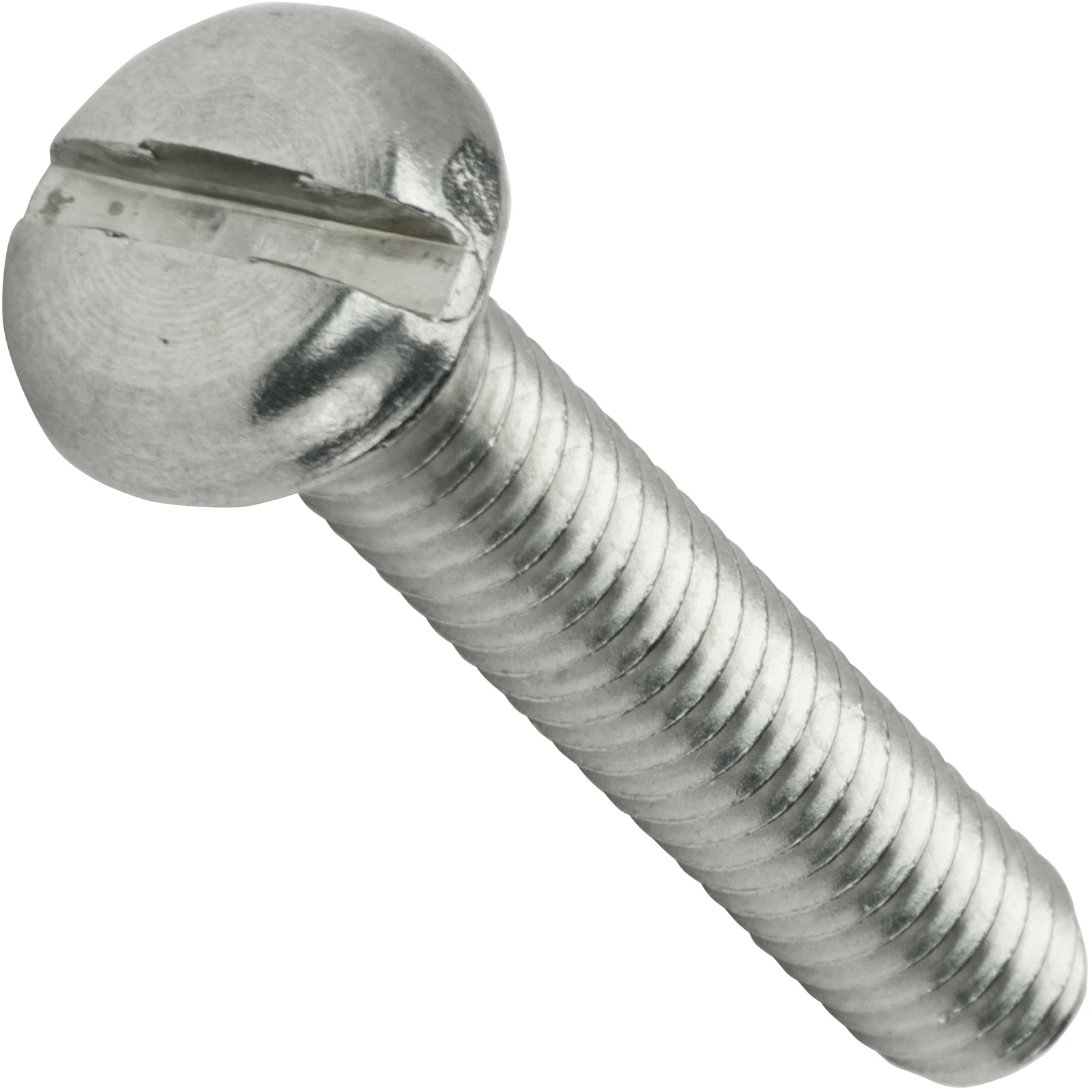 6-32 X 1/2 Slotted Pan Head Machine Screws Stainless Steel 18-8 Qty 100 ...