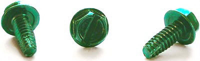 6-32 x 1/4" Type F Grounding Thread Cutting Screws / Slotted / Hex ...