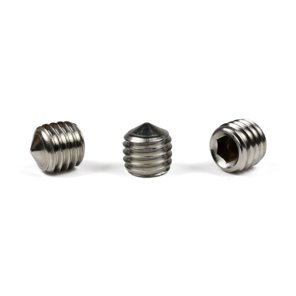 6-32 x 1/8" Cone Point Socket Set Screws / 18-8 Stainless Steel - 2500 ...