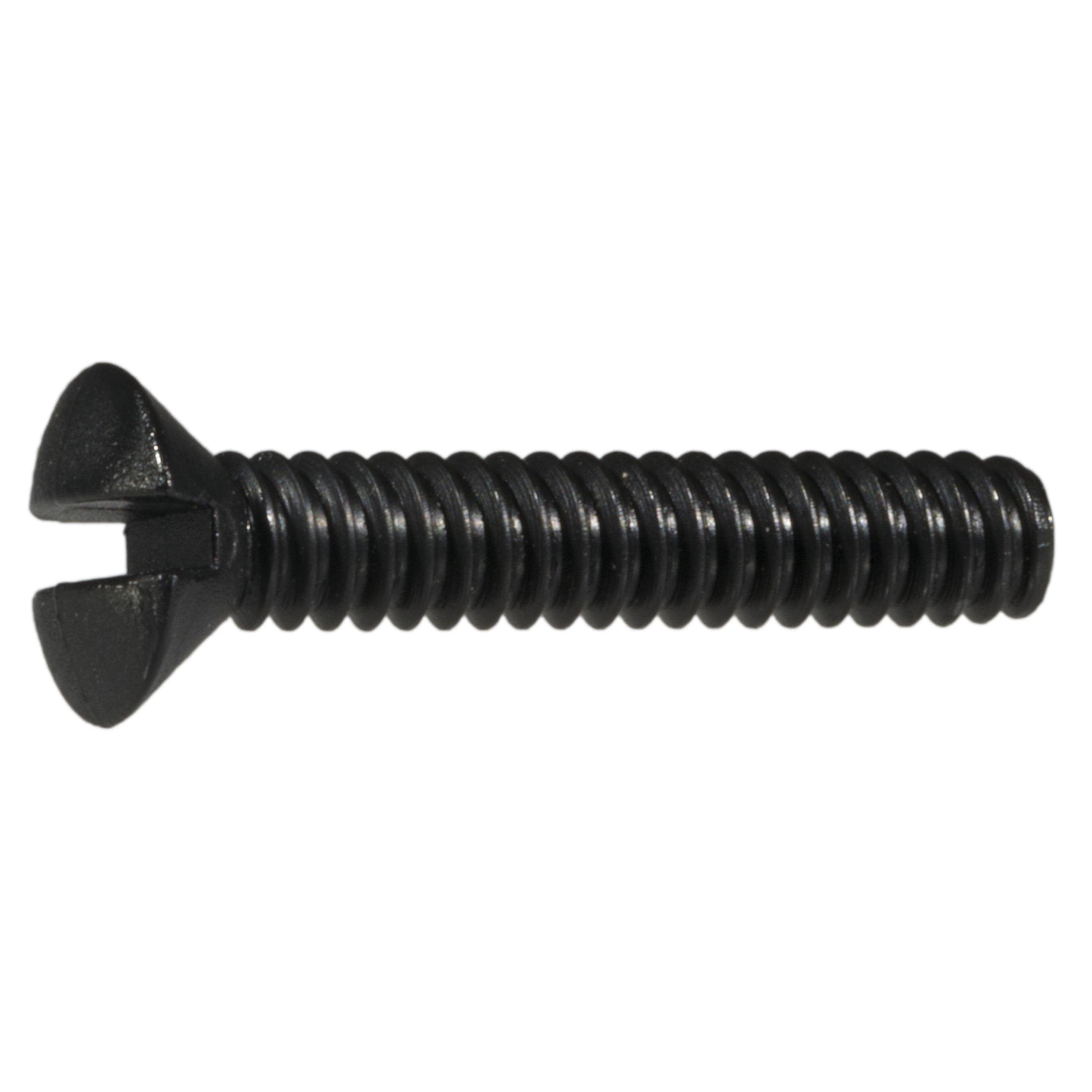 #6-32 x 3/4" Black Slotted Oval Coarse Threaded Switch Plate Screws (20 ...