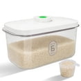6.34 qt Airtight Dry Food Storage Container with Pop Lid and Measuring ...