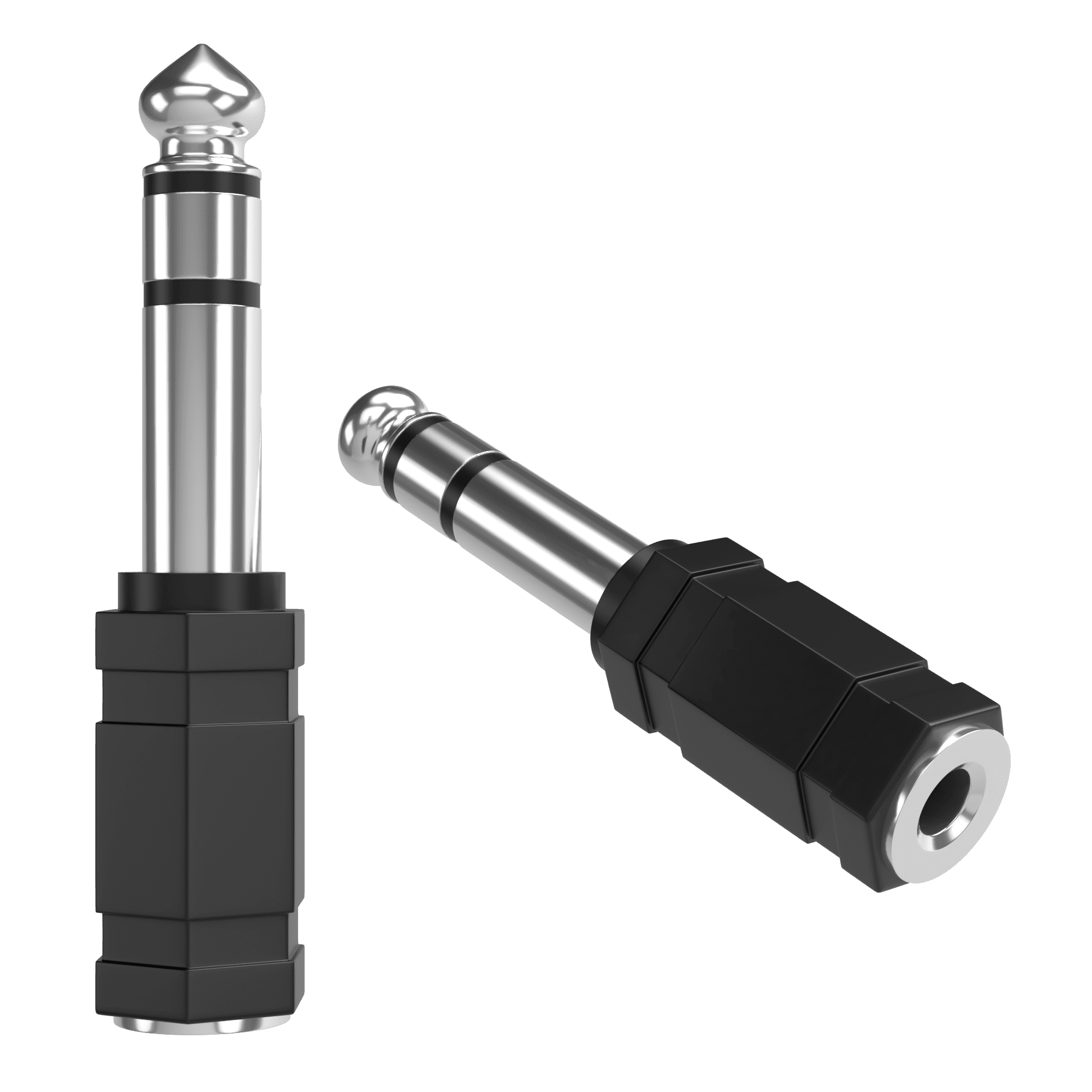 Elegant Ox 6.35mm to 3.5mm Stereo Audio Jack Adapter 1/4 inch Male to 1 ...