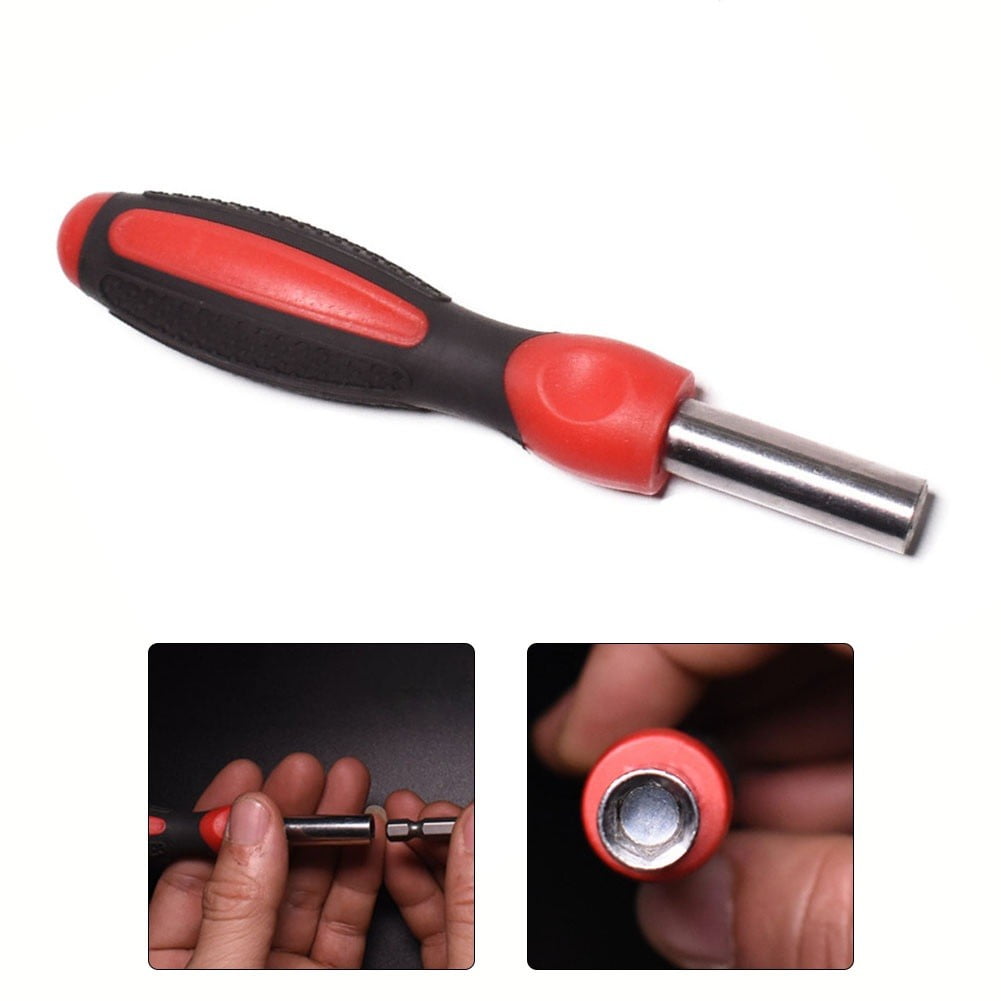 6.35MM Hex Adapter Screwdriver Handle Magnetic Head Screwdriver Bit ...