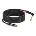 6.35Mm Angled Male To Female Sound Cable Perfect For Connecting Mixers ...