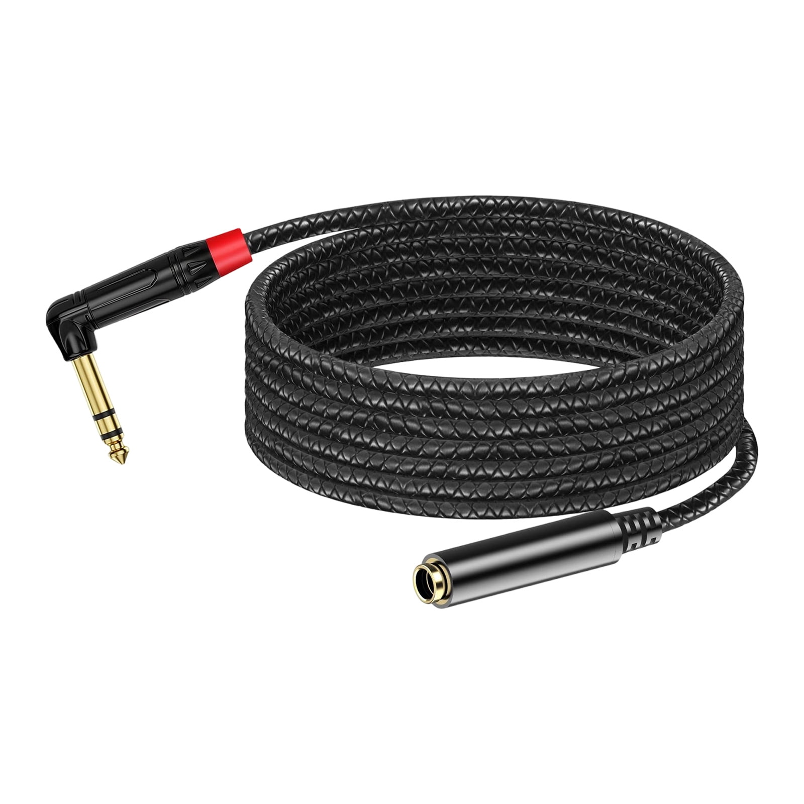 6.35Mm Angled Male To Female Sound Cable Perfect For Connecting Mixers ...