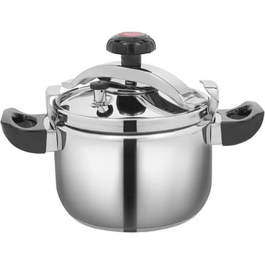ZILODE 18/8 Stainless Steel Pressure Cooker, 10 Quart Cook Pot, 15 PSI ...