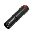 6.35mm 1/4 Female To 3Pin XLR Male Auditory Connectors With Secure ...