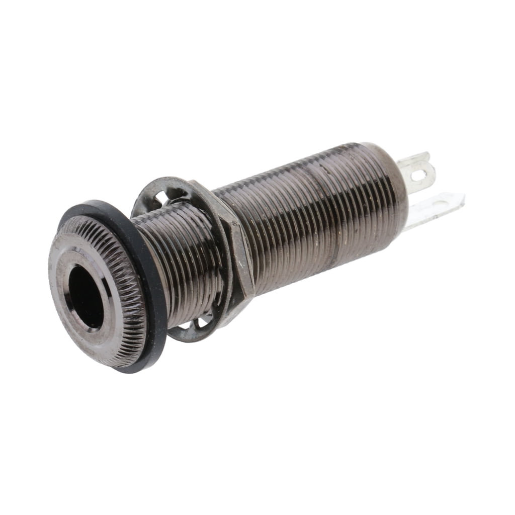 6.35mm 1/4'' Guitar Input Output Barrel Jack Socket For Electric Guitar ...