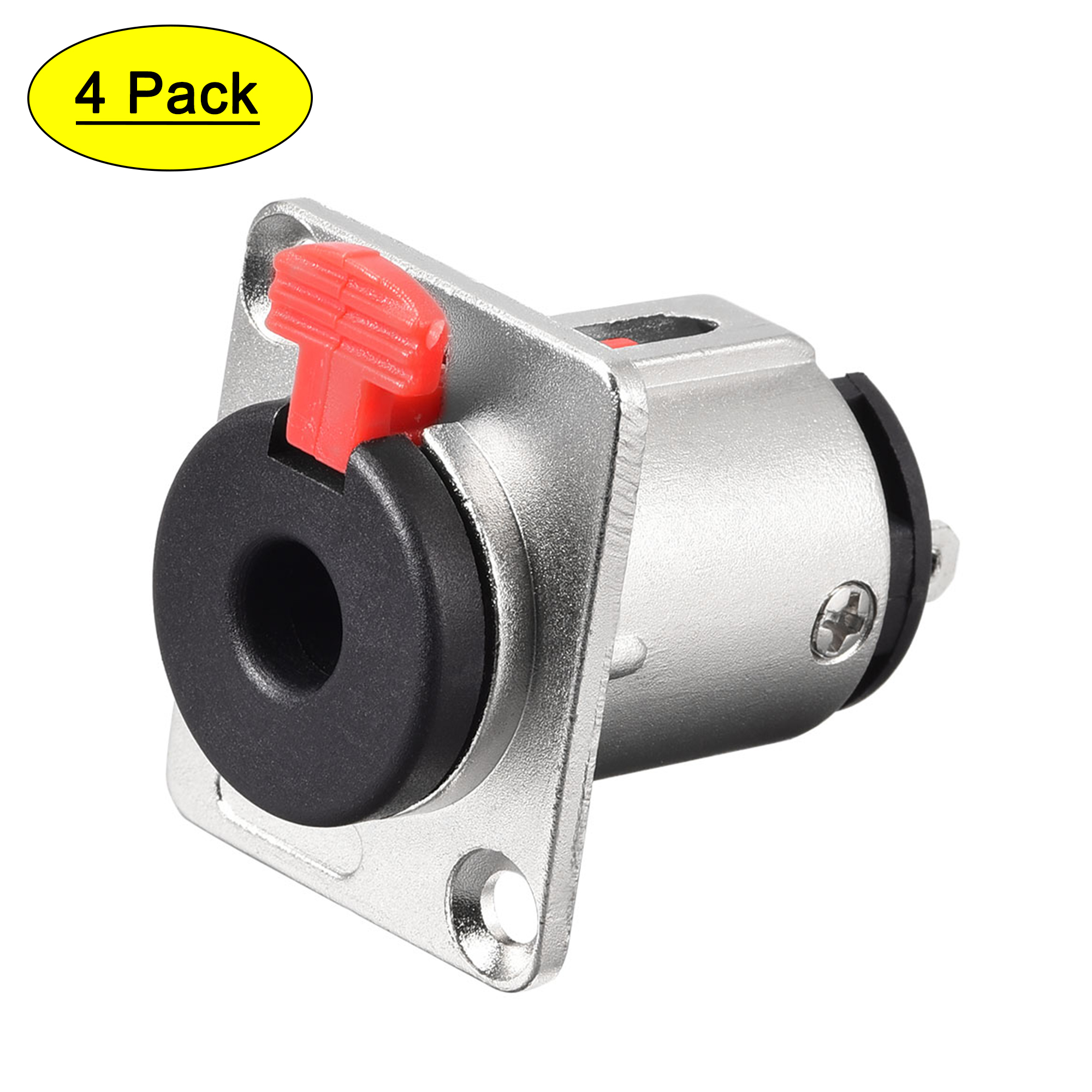 6.35mm 1/4 Inch Female Stereo TRS Audio Socket Jack Connector Panel ...