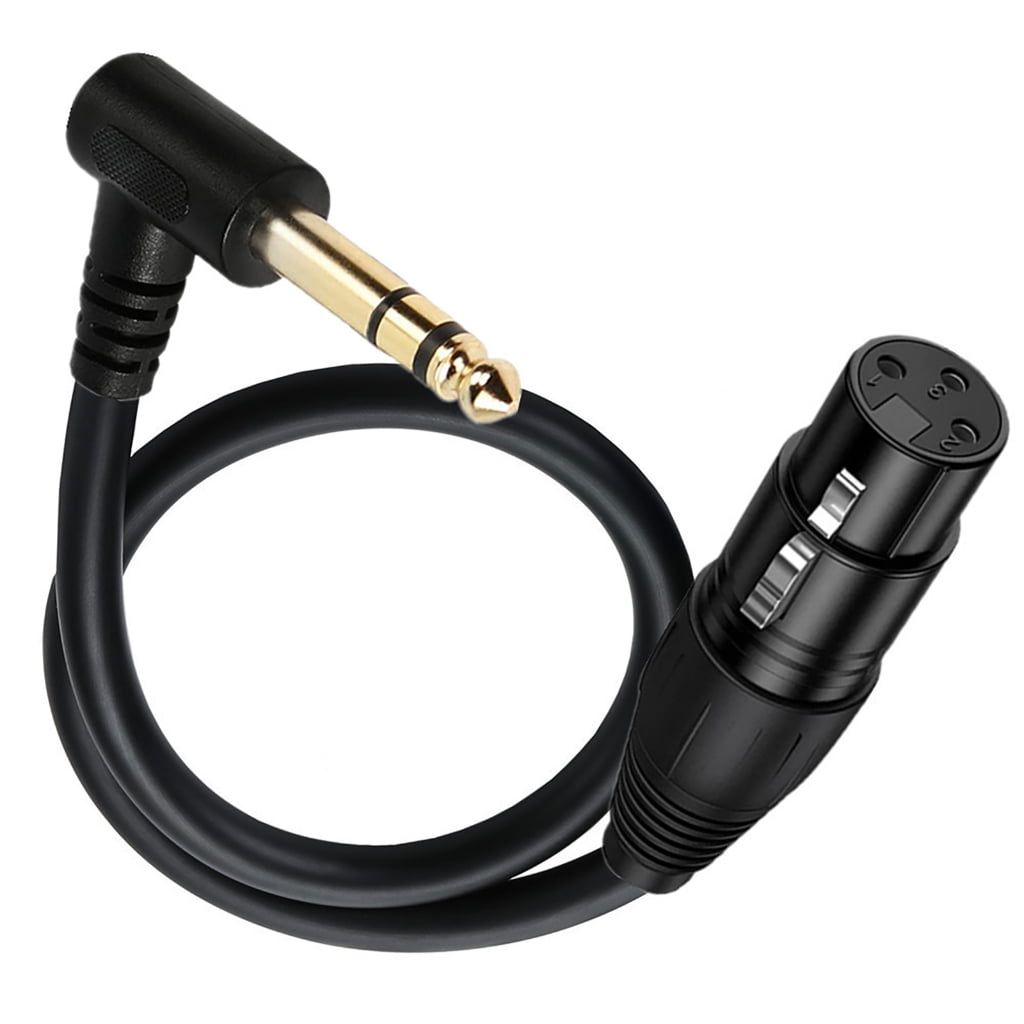 6.35mm 1/4 Inch to XLR Microphone Adapter Cable, Stereo 6.35mm Male to ...