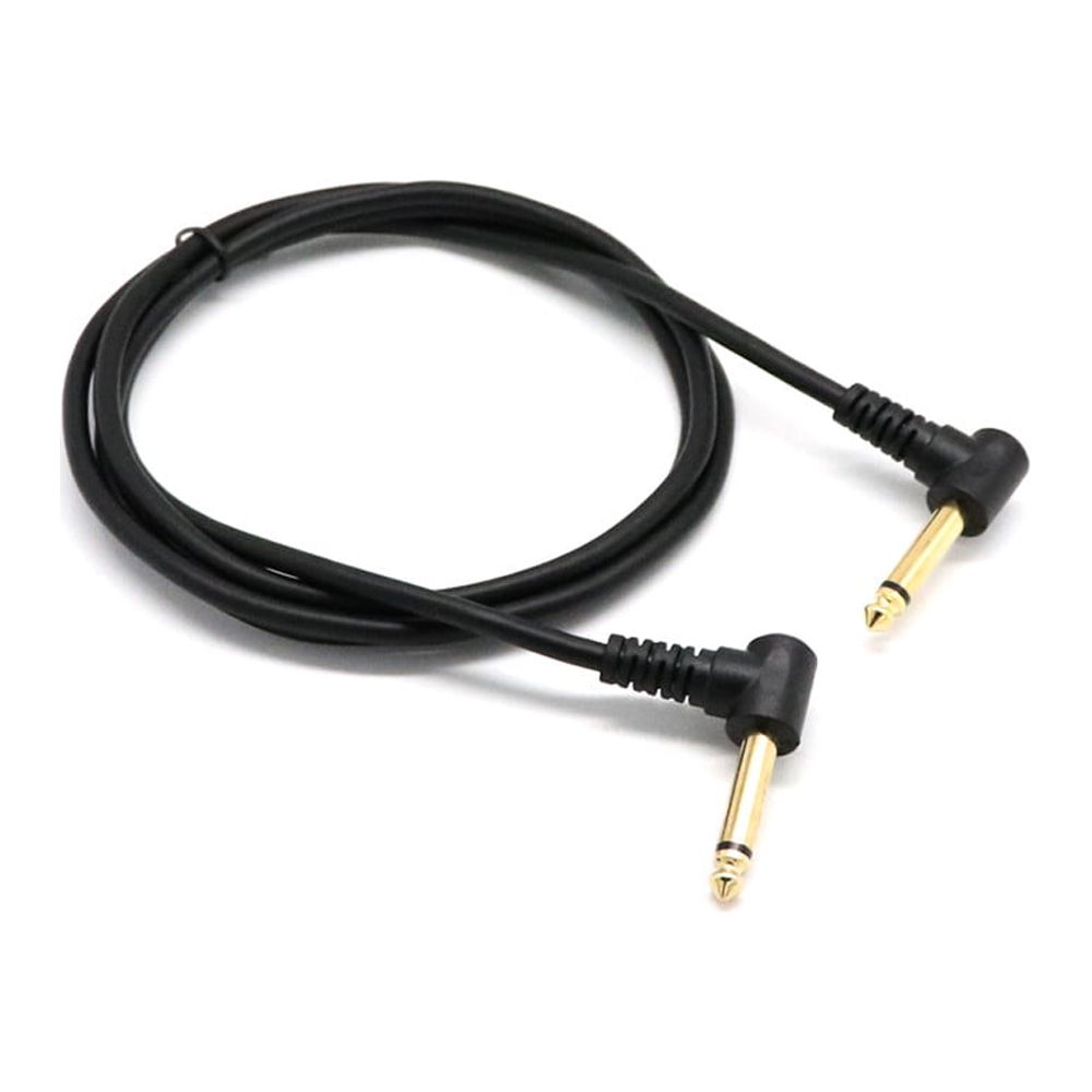 6.35mm 1/4 inch 90 Right Angle Jack Audio Mono Guitar 1.5m - Walmart.com