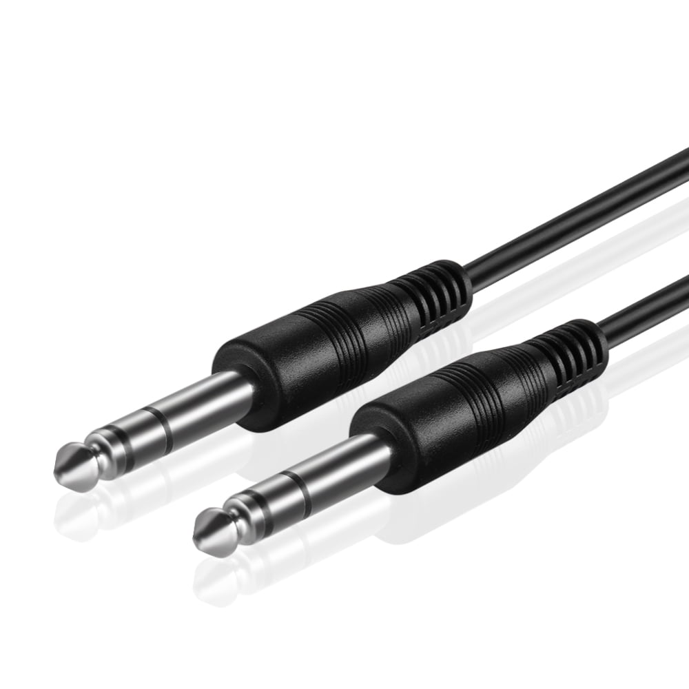 6.35mm 1/4 inch TRS Cable (6FT) - Male to Male 6.35mm Phono Jack ...