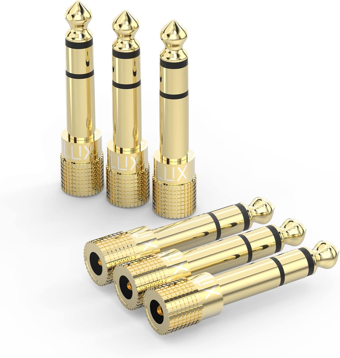 6.35mm to 3.5mm Audio Adapter, Gold Plated 1/4\u201d Male to 1/8\u201d ...