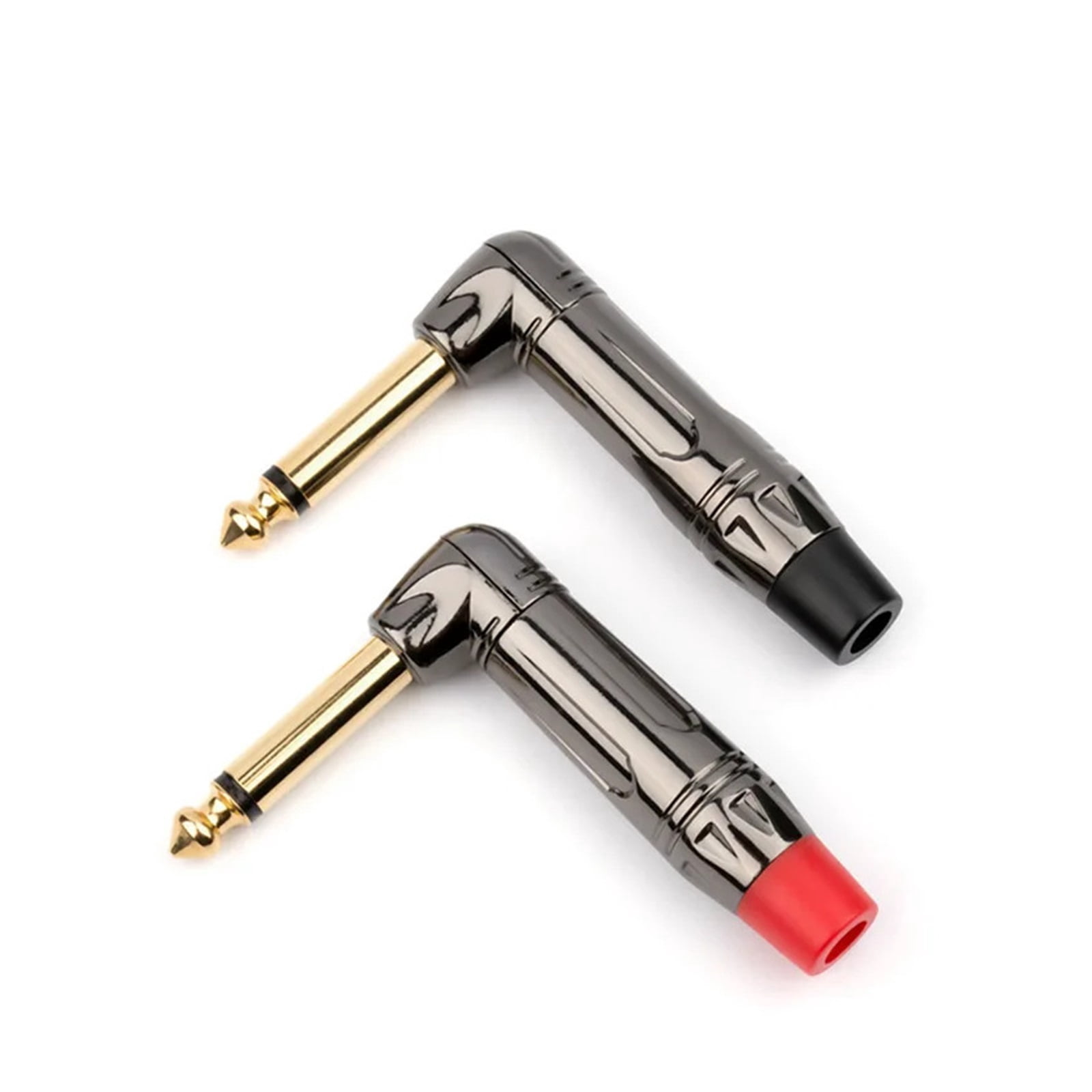 6.35mm 90 Degree Right Angle Male Plug Mono/Stereo 6.3mm Guitar Wire ...