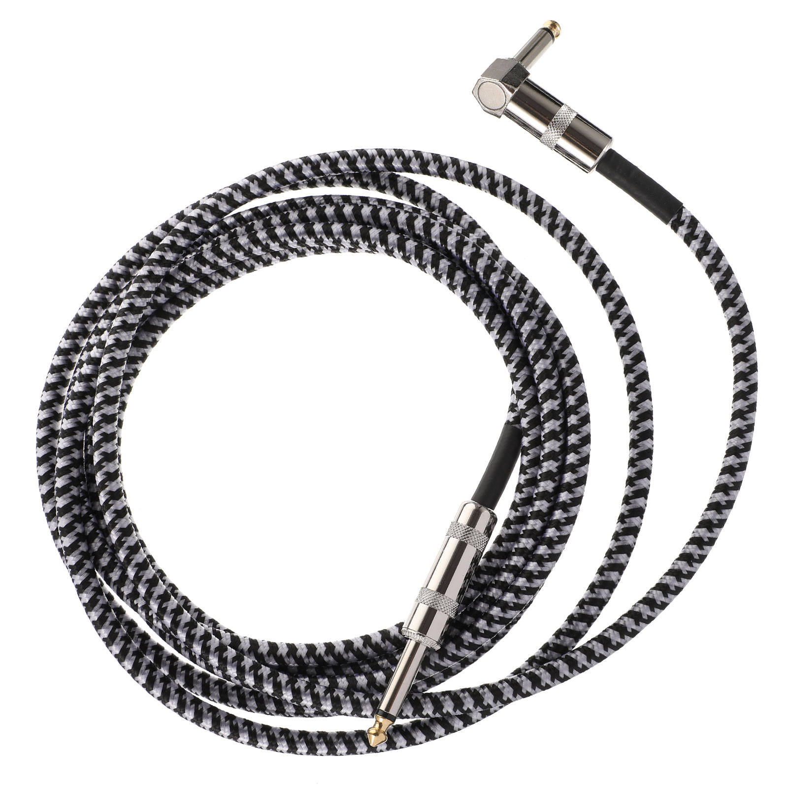 6.35mm Electric Folk Guitar Cable Professional Instrument Braided Audio ...