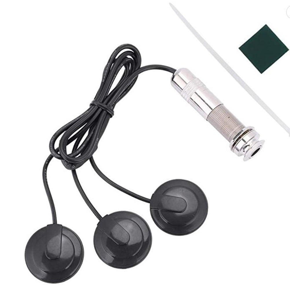 6.35mm Guitar Three Piezoelectric Pickups For Folk Guitar Violin ...