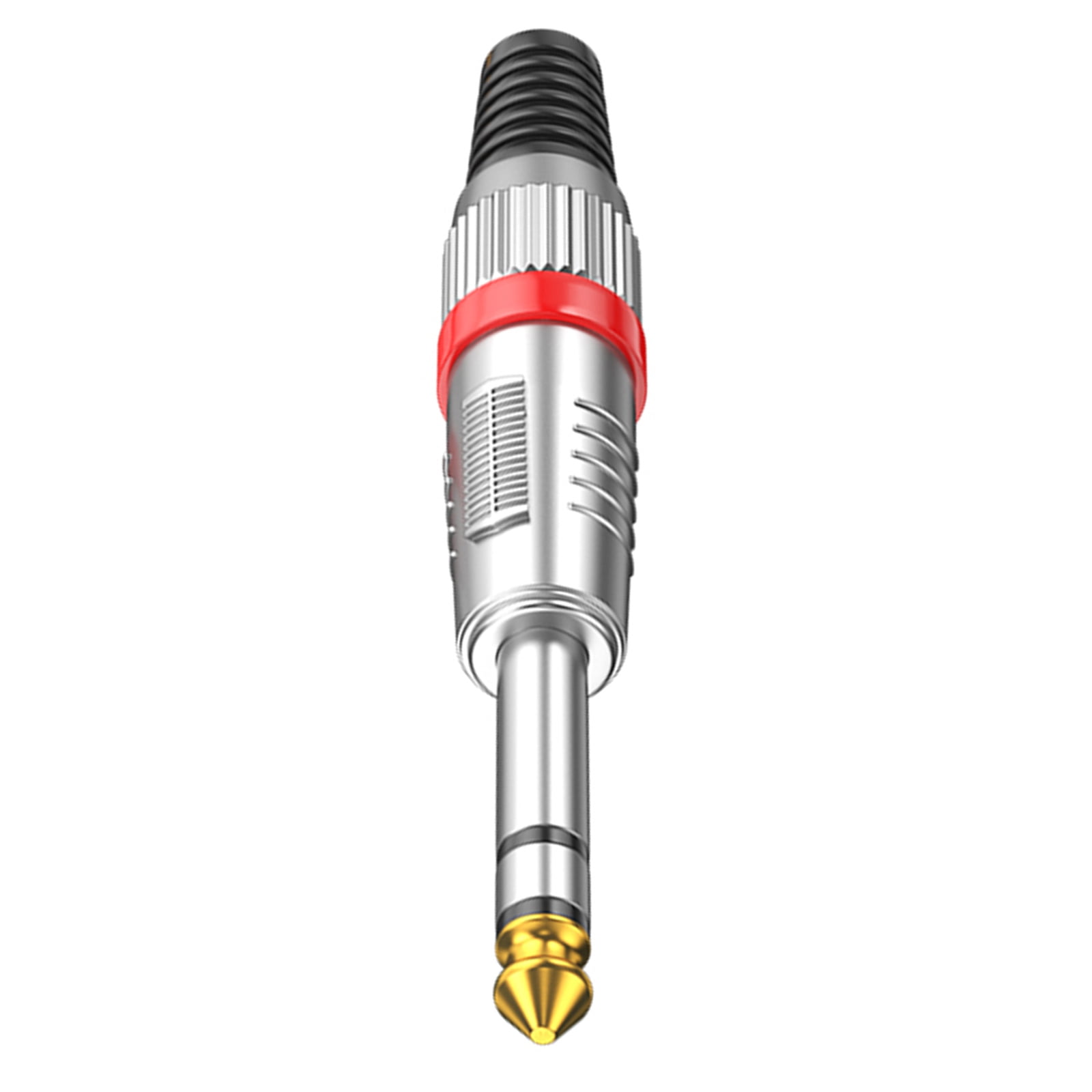 6.35mm Male Connector 24K Gold Contacts Studio Grade Sound Screw Lock ...