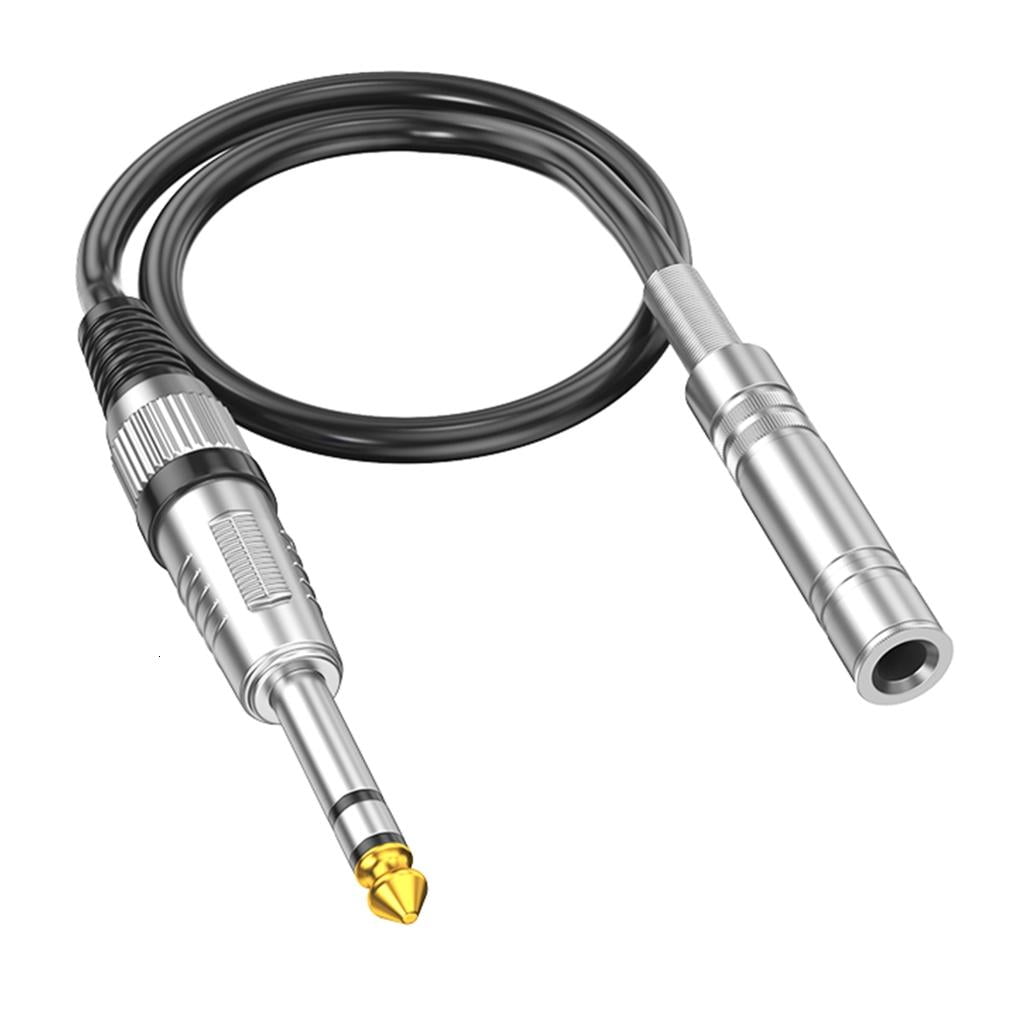 6.35mm Male Female Auditory Video Cable Gold Contacts Connectors ...