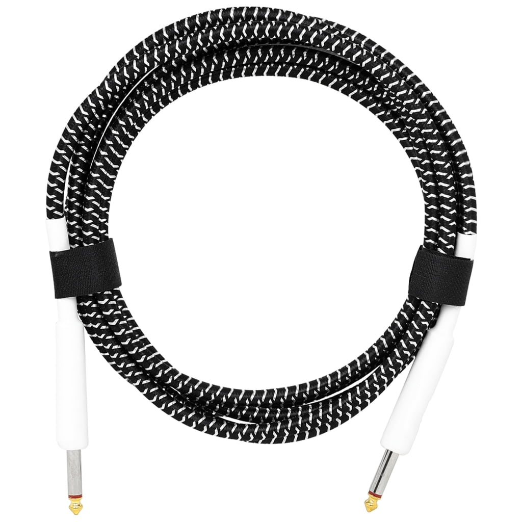 6.35mm Male to Male Braided Shielded Guitar Cable for Electric Guitars ...