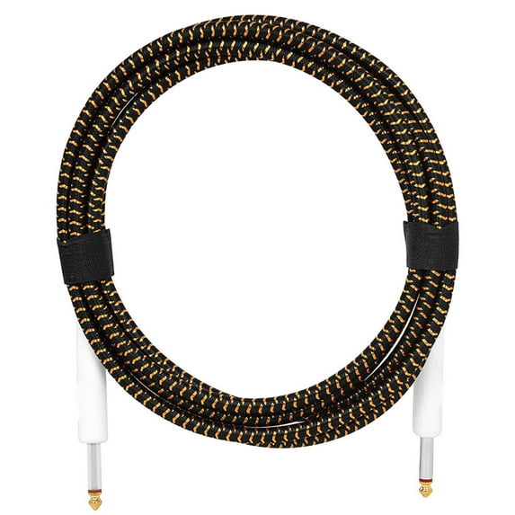 6.35mm Male to Male Braided Shielded Guitar Cable for Electric Guitars ...