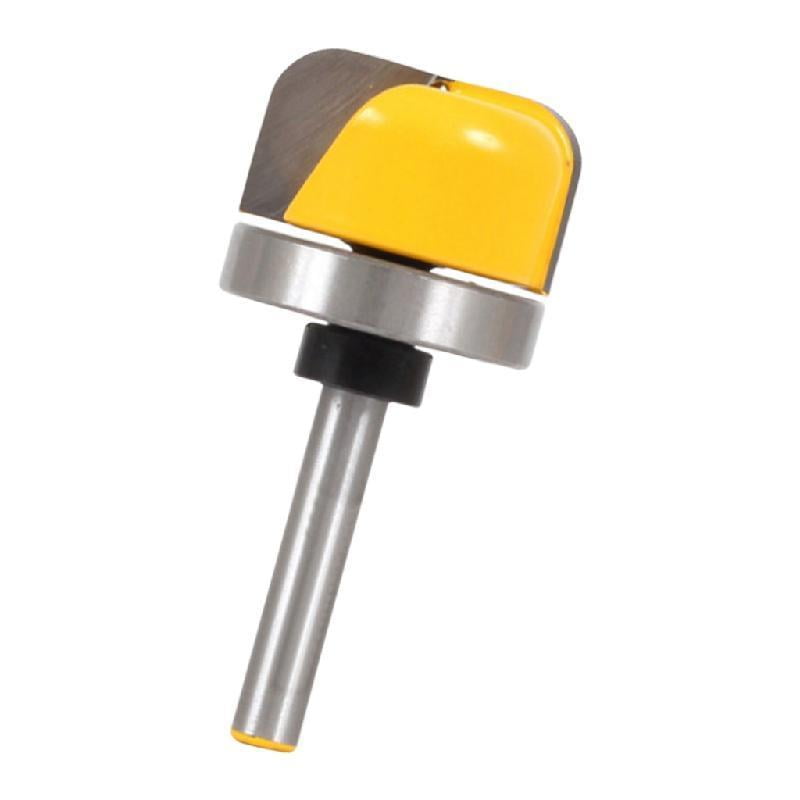 6.35mm Shank Bowl Tray Template Wood Router Bit 1/4inch Corner Rounding ...
