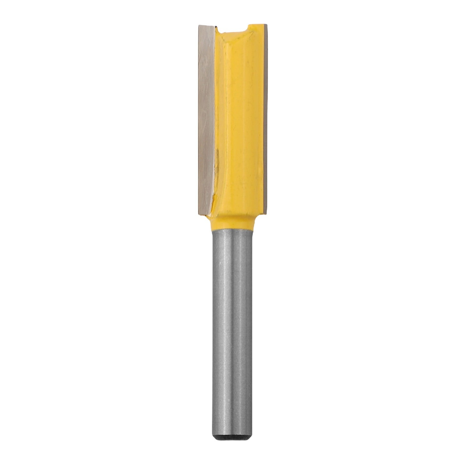 6.35mm Shank Straight Bit Tungsten Carbide Single Double Flute Router ...