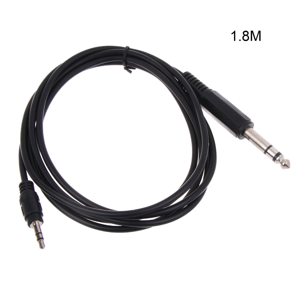6.35mm TRS Stereo Male to 3.5mm Male Plug- Aux Cable Cord for Power ...