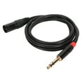 635mm Trs To Xlr Male Cable Anti Interference Flexible 20 Awg Trs To