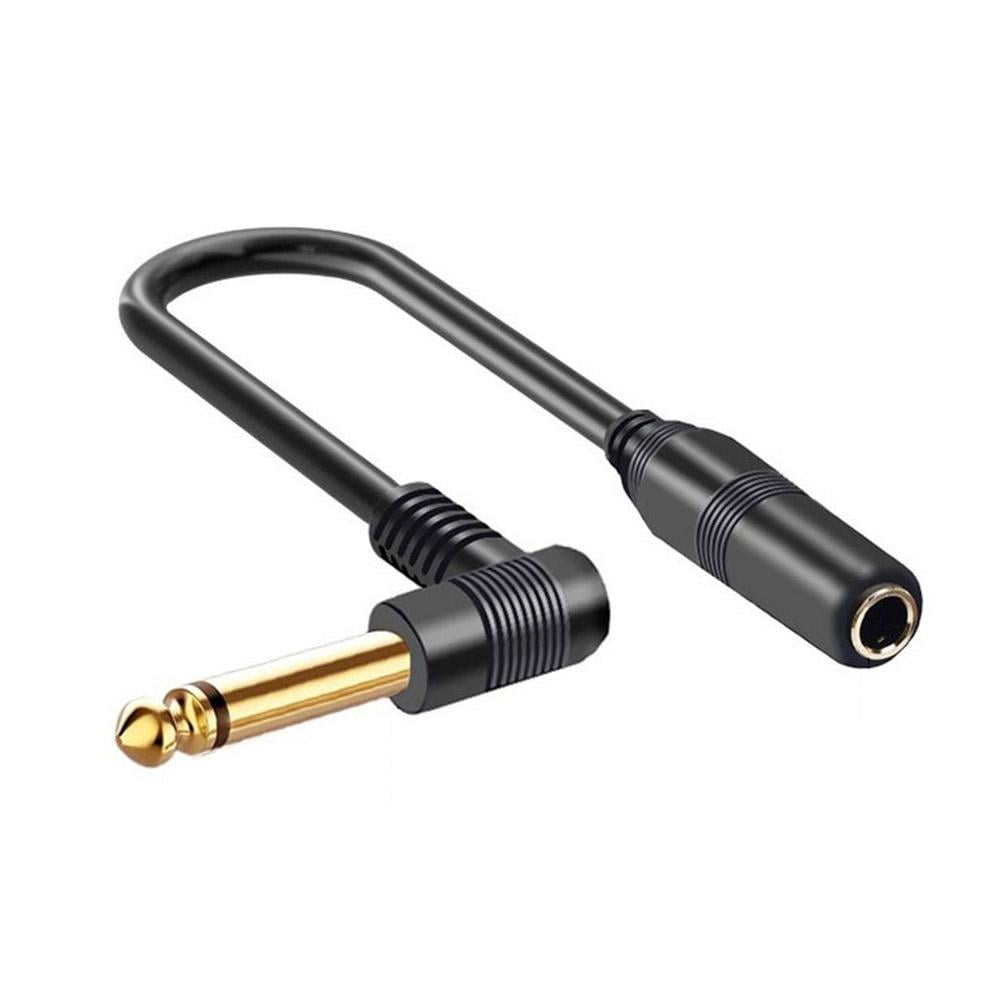 6.35mm to 6.35mm Right Angle Audio Cable, 1/4 Inch Instrument Cable for ...