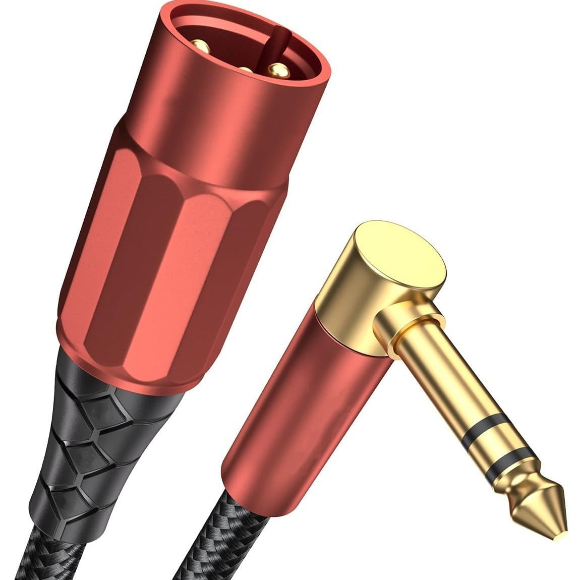 6.35mm to XLR Male/Female Balanced Audio Cable for Microphones and ...