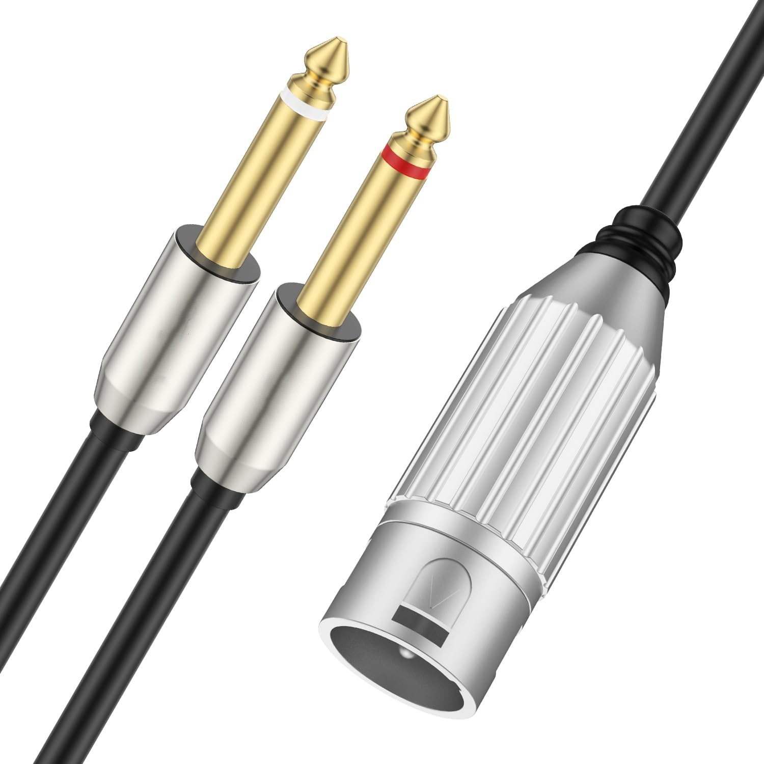 6.35mm to XLR Male/Female and 3.5mm to Dual XLR Balanced Audio Cable ...