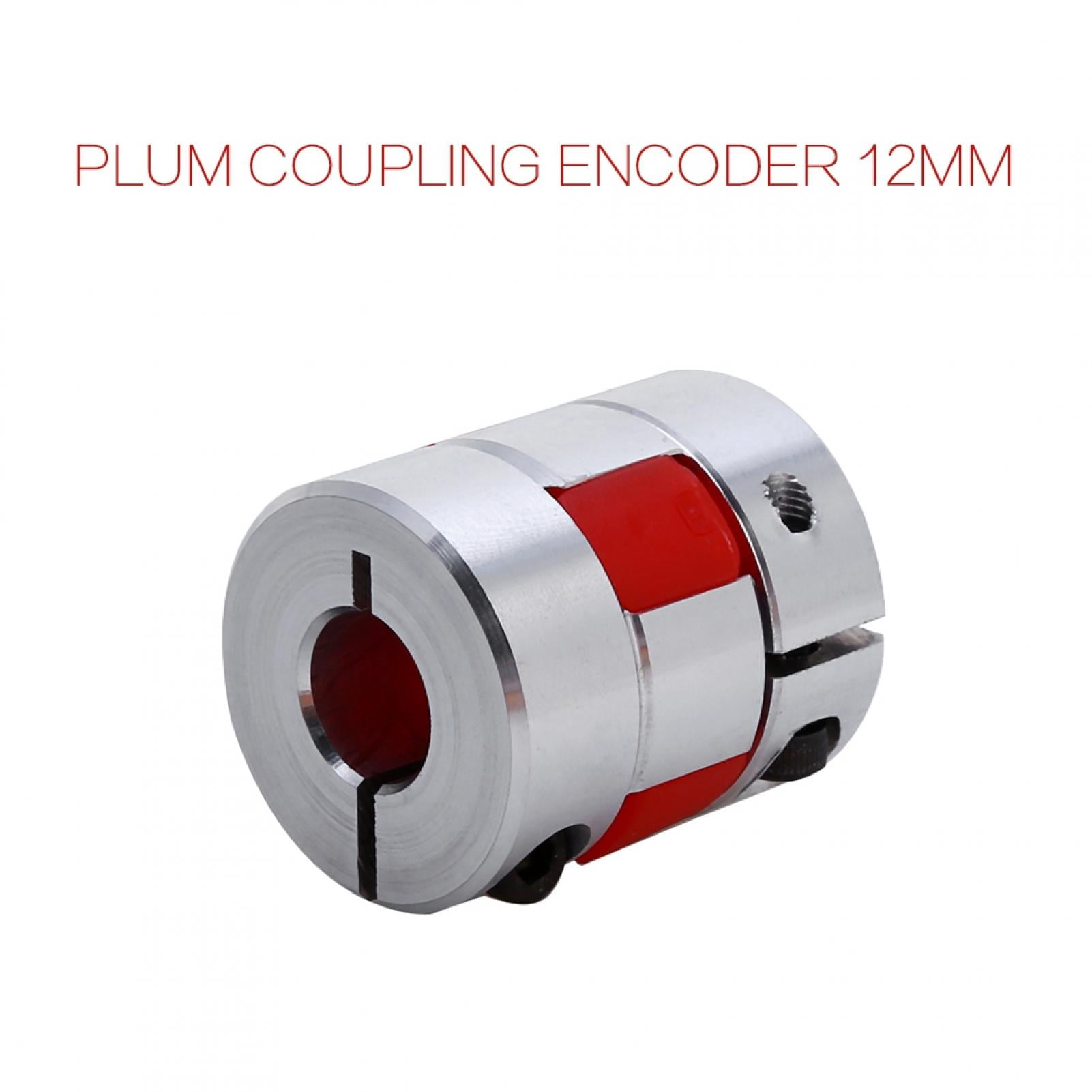 6.35mm x 12mm Flexible Plum Shaft Coupling CNC Stepper Motor Encoder ...