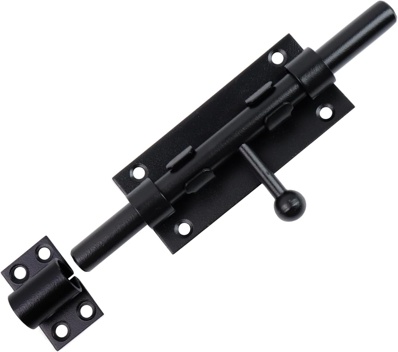 6.3Inch Gate Barn Lock Latch,Slide Bolt Gate Latch Hardware Barrel Bolt ...