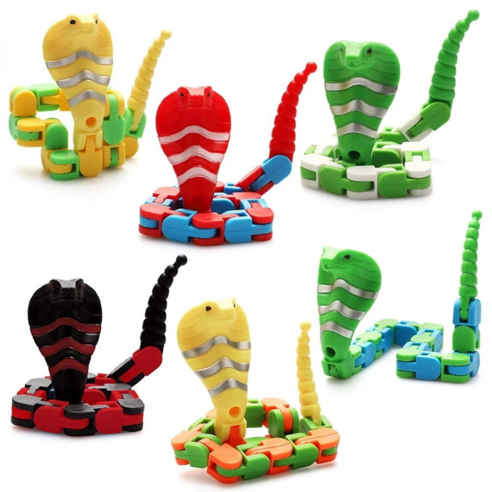 6/3PCS Wacky Tracks Snake Sensory Fidget Stress Relief ADHD Autism ...
