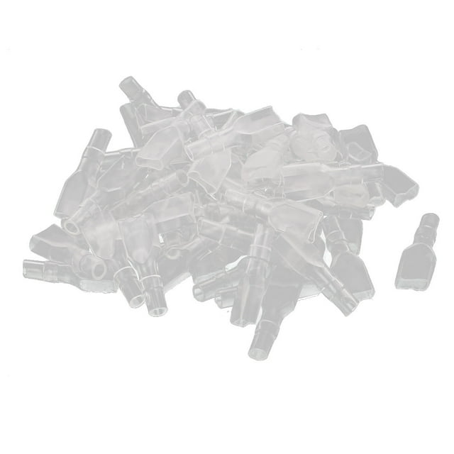 6.3mm Female Spade Wire Terminal Connector Insulated Cap Sleeve Cover ...