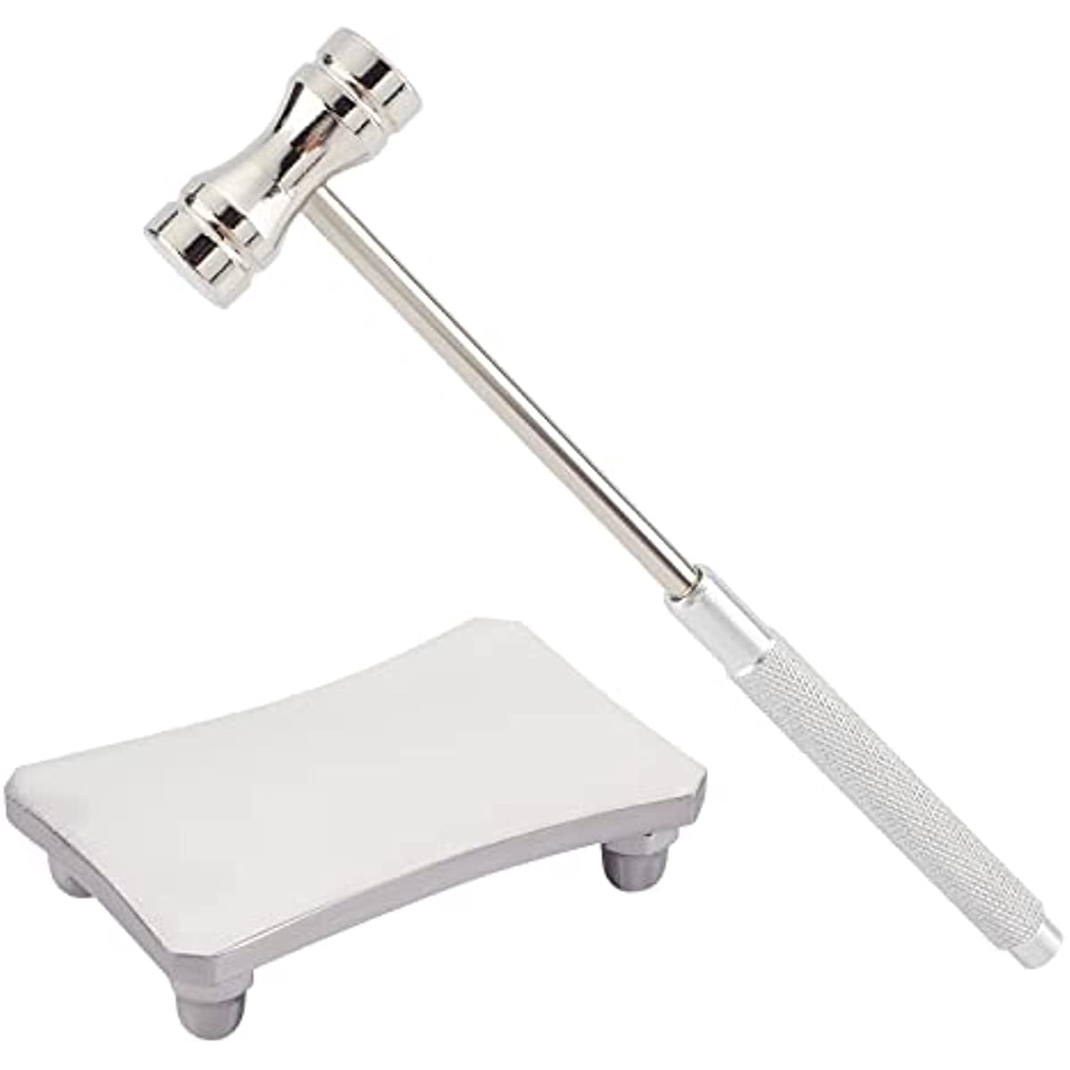 SUNNYCLUE Mini Steel Hammer 6.3x1.3x0.6 Inch, Dual Head, with 1.6x2.4x0 ...