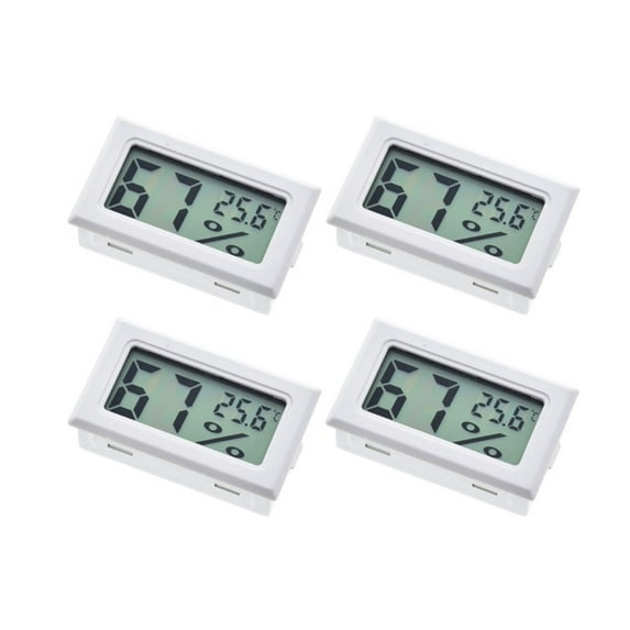 6/4/2pcs Digital LCD Thermometer Hygrometer Indoor Room Mini Electronic ...