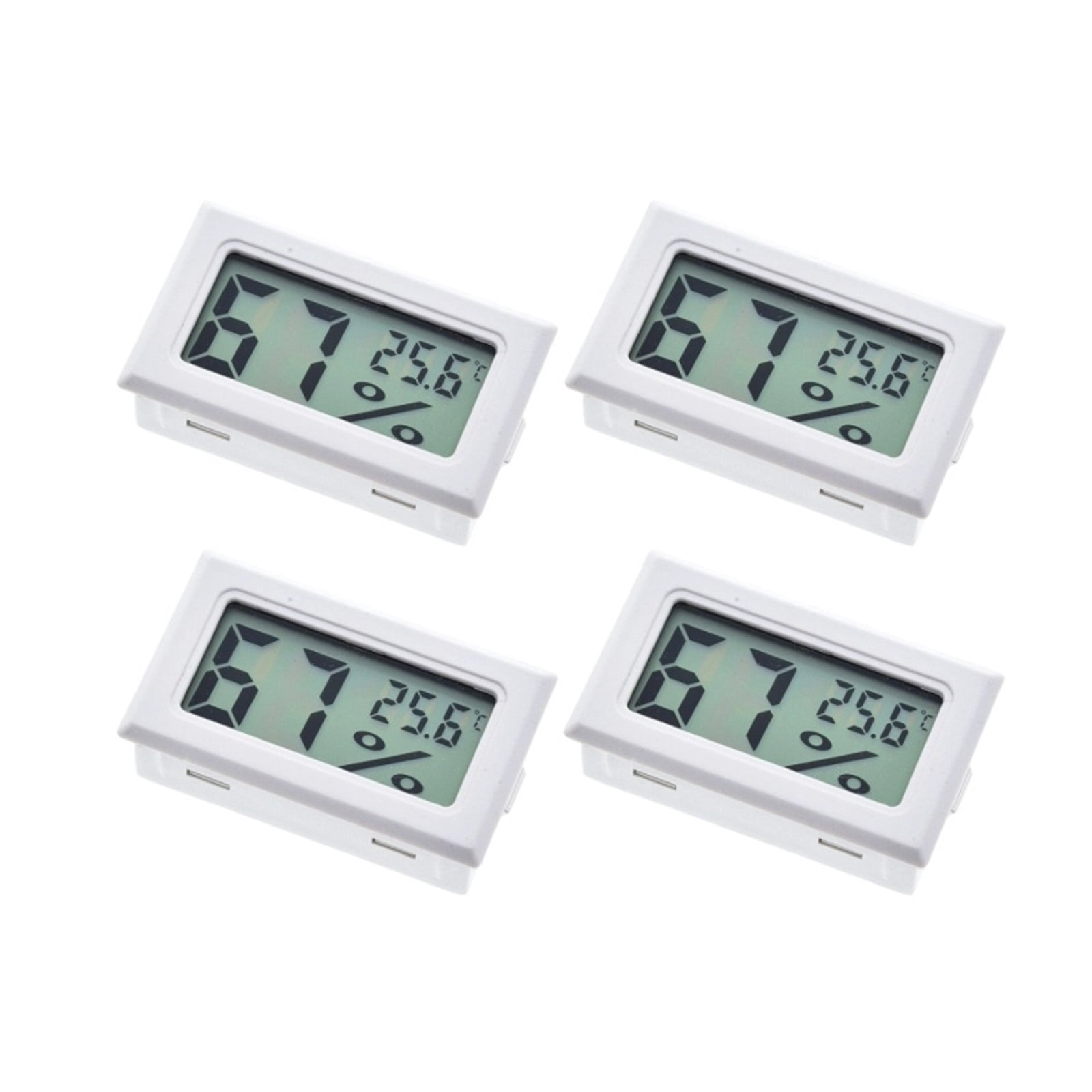 6/4/2pcs Digital LCD Thermometer Hygrometer Indoor Room Mini Electronic ...