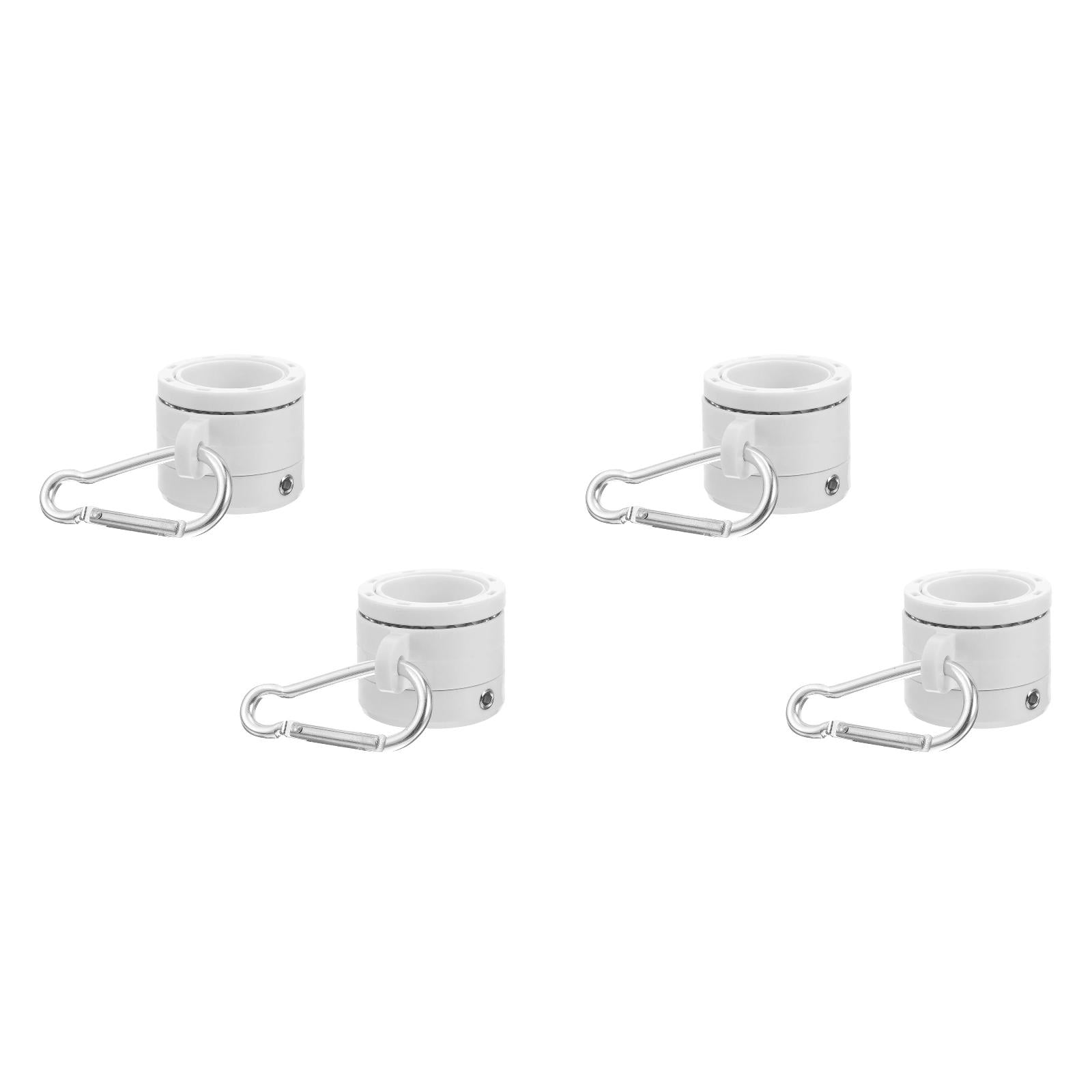 6/4/2pcs Rotating Flagpole Rings, Flag Pole Mounting Clips Rotating ...